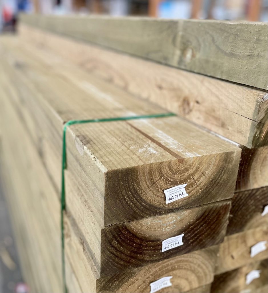 200 X 75mm Treated Pine Sleeper - Robot Building Supplies