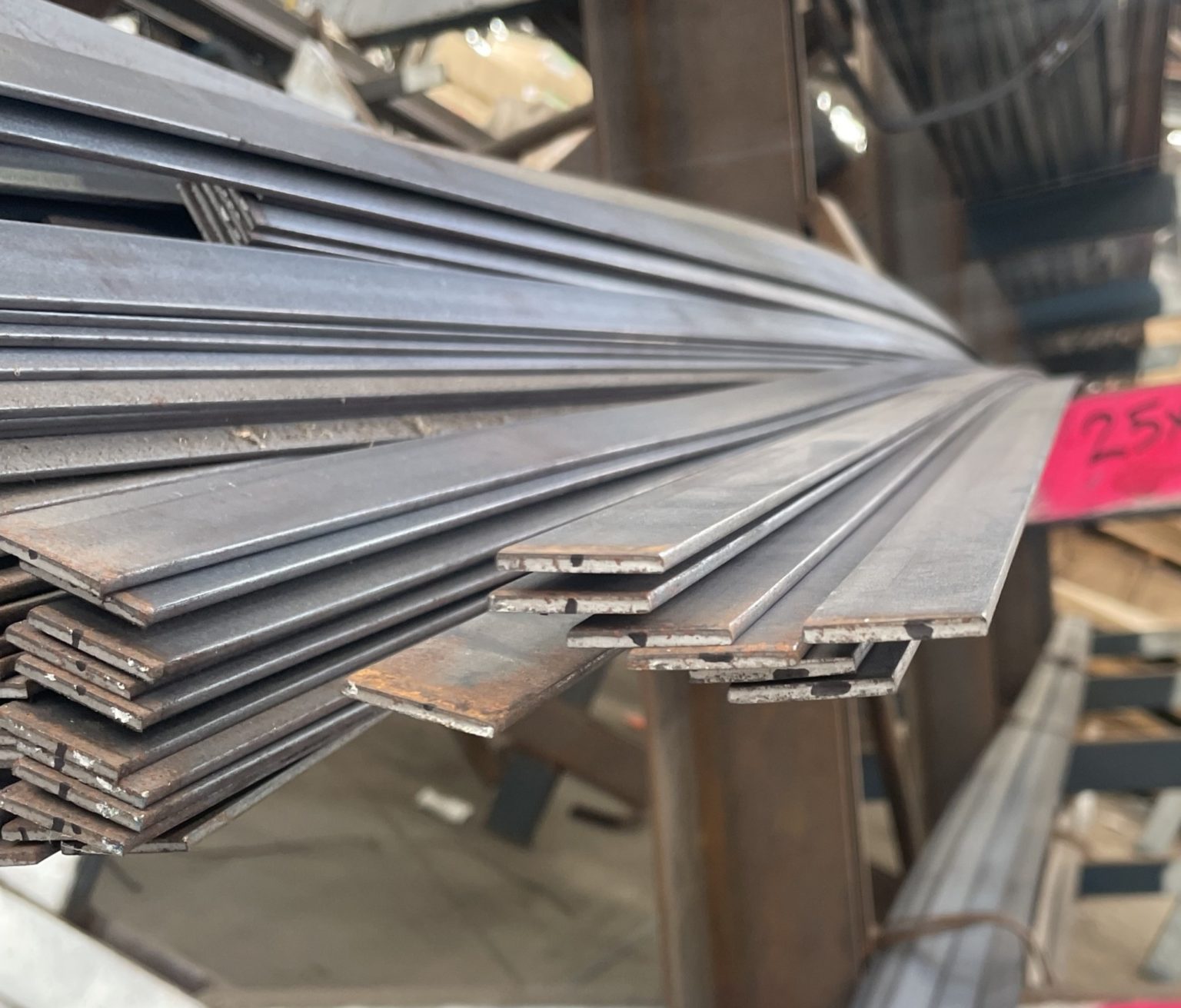 25 X 3mm Mild Steel Flat Bar - Robot Building Supplies