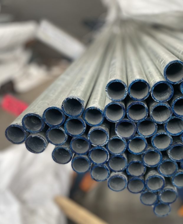 25NB (33.7MM O/D) Plain Ended Galvanised Pipe 6.5M - Robot Building ...